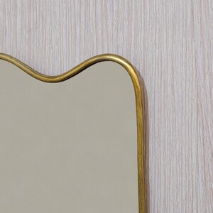 Asymmetrical Wavy Rectangle Mirror Home Decor Bathroom Modern Wall ...