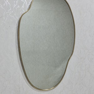 Puddle Mirror Asymmetrical Mirror, Irregular Gold Mirror - Etsy