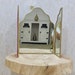 Golden Triple Vanity Brass Mirror Triptych Mirror Triple Mirror Vintage ...