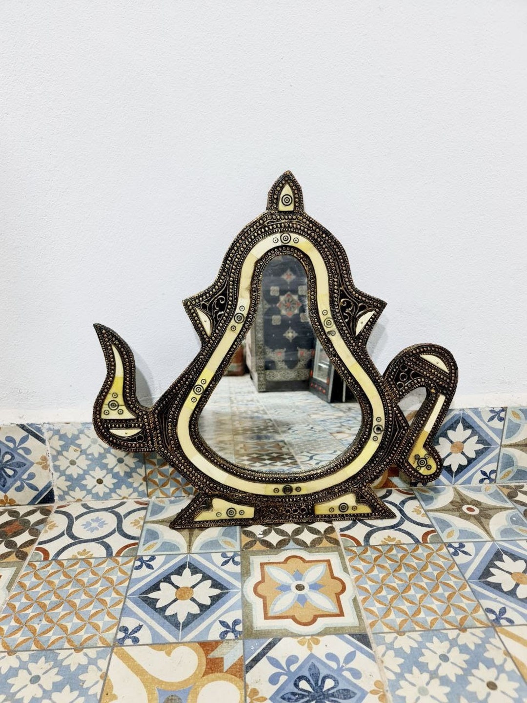 Moroccan Mirror Jug Mirror Tea Bone Mirror Arch Mirror - Etsy