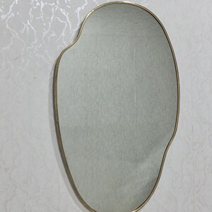 Puddle Mirror Asymmetrical Mirror, Irregular Gold Mirror - Etsy
