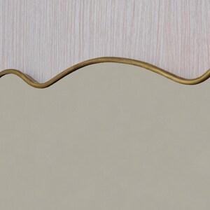 Asymmetrical Wavy Rectangle Mirror Home Decor Bathroom Modern Wall ...