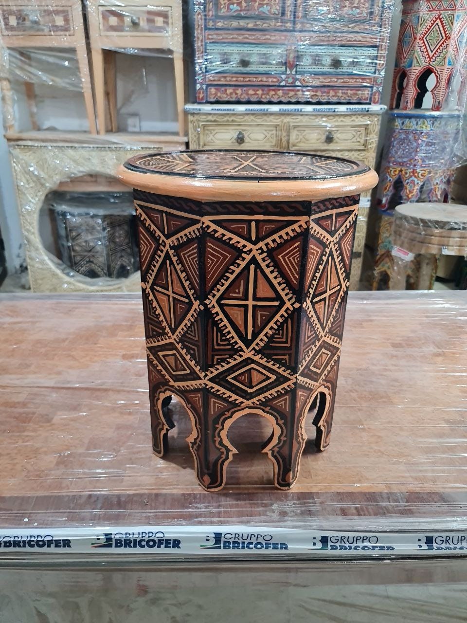 Moroccan Wood Table Moroccan Table Cofee Table Round Wood - Etsy