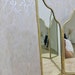 Golden Triple Vanity Brass Mirror Triptych Mirror Triple Mirror Vintage ...