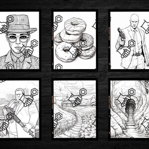 12 Fantastic Mr. Fox Coloring Page Book, Kids Adults Coloring, Wes ...