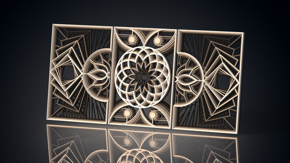 Multilayer Layer Design, Laser Cut, SVG, Ai, Dxf, Png, Jpg, Pdf - Etsy