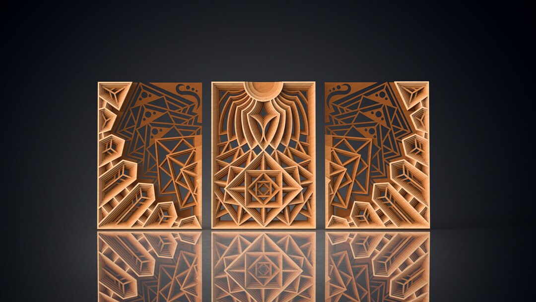 Multilayer Layer Design, Laser Cut, SVG, Ai, Dxf, Png, Jpg, Pdf - Etsy