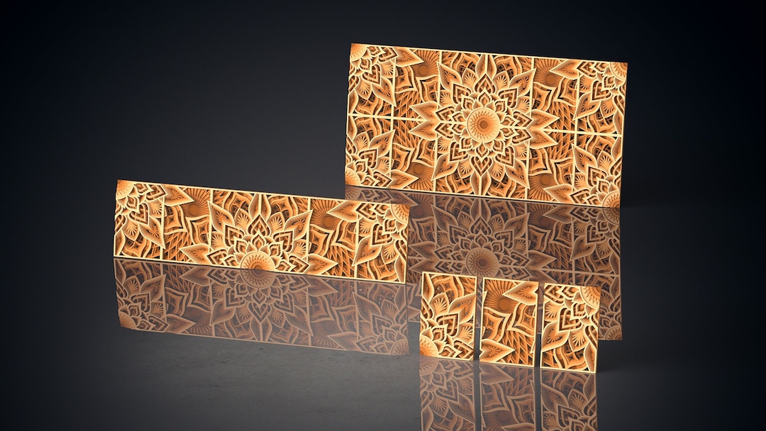 Multilayer Layer Design, Laser Cut, SVG, Ai, Dxf, Png, Jpg, Pdf. 1 Part ...