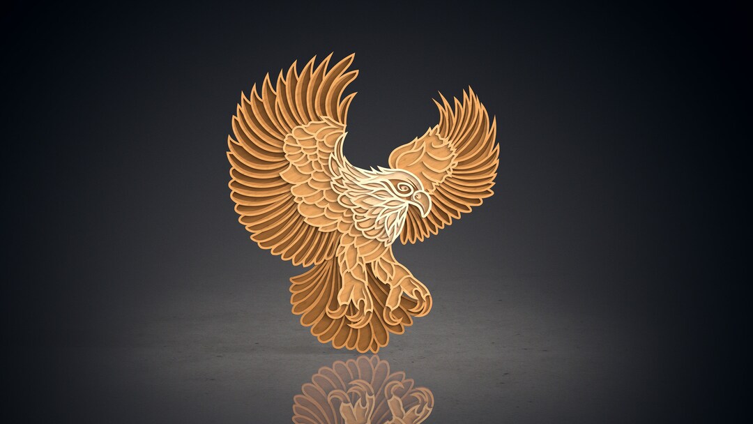 Multilayer Eagle, Layer Design, Laser Cut, SVG, Ai, Dxf, Png, Jpg, Pdf ...
