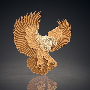 Multilayer Eagle, Layer Design, Laser Cut, SVG, Ai, Dxf, Png, Jpg, Pdf ...