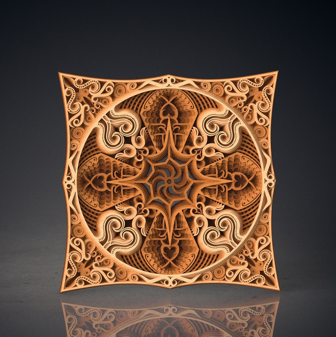 Multilayer Layer Design, Laser Cut, SVG, Ai, Dxf, Png, Jpg, Pdf - Etsy