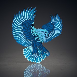 Multilayer Eagle, Layer Design, Laser Cut, SVG, Ai, Dxf, Png, Jpg, Pdf ...