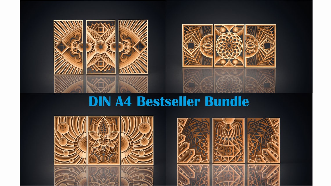 Multilayer Layer Design, Laser Cut, SVG, Ai, Dxf, Png, Jpg, Pdf - Etsy UK