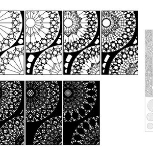 9 Layers, 400 X 700 Mm, Multilayer Layer Design, Laser Cut, SVG, Ai ...