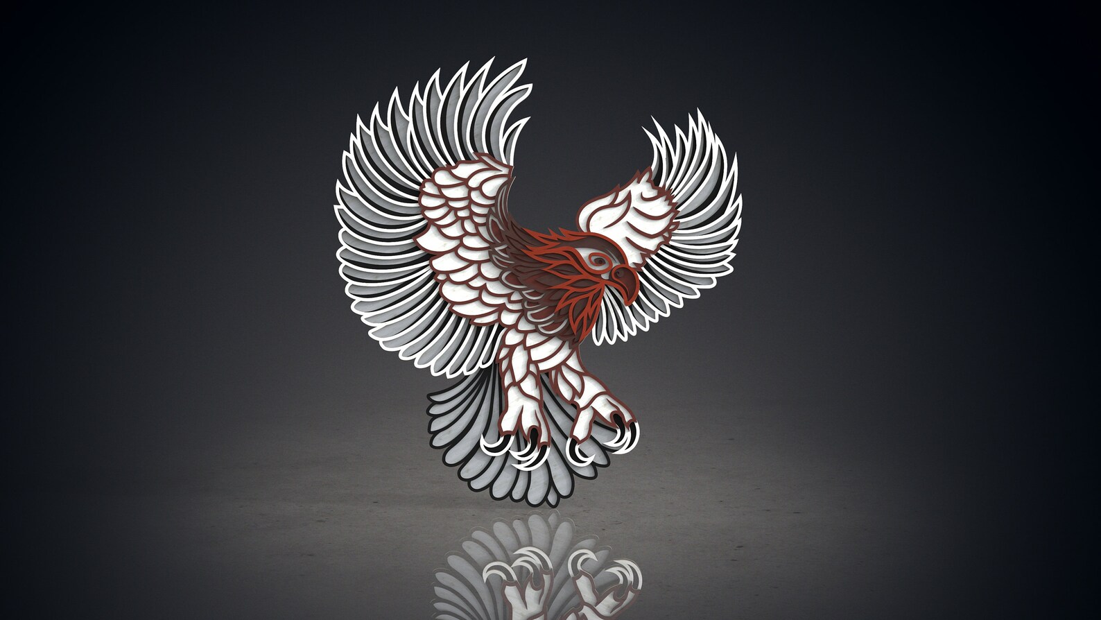 Multilayer Eagle, Layer Design, Laser Cut, SVG, Ai, Dxf, Png, Jpg, Pdf ...