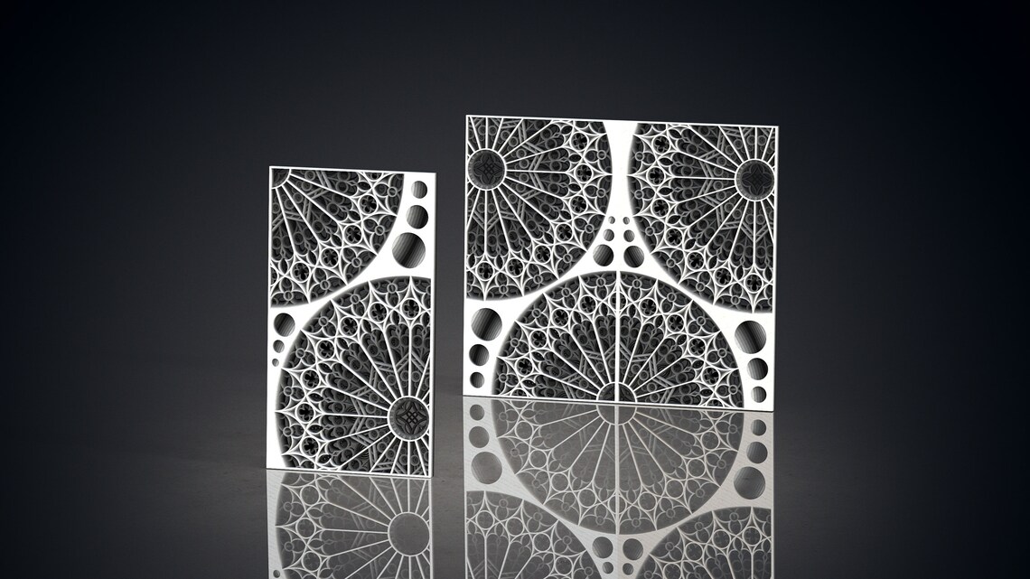 9 Layers, 400 X 700 Mm, Multilayer Layer Design, Laser Cut, SVG, Ai ...