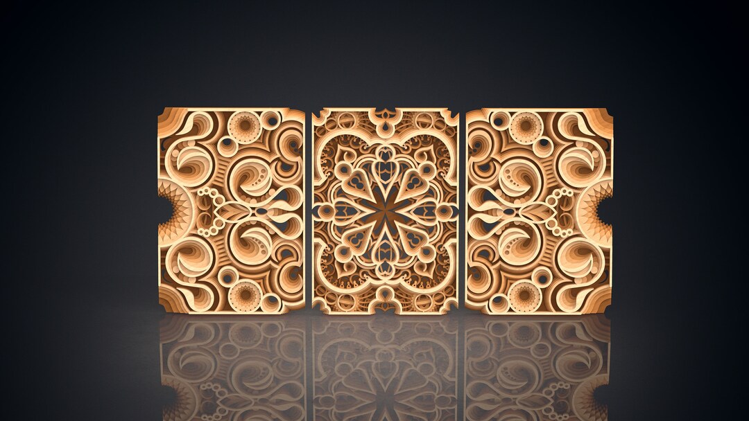 Multilayer Layer Design, Laser Cut, SVG, Ai, Dxf, Dwg, Png, Jpg, Pdf - Etsy