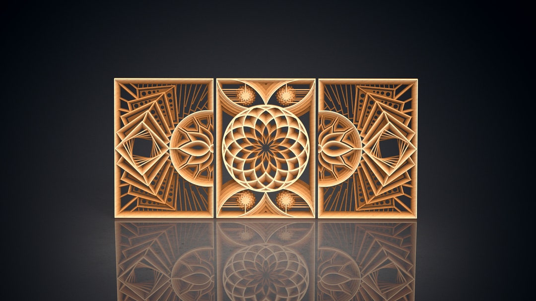 Multilayer Layer Design, Laser Cut, SVG, Ai, Dxf, Png, Jpg, Pdf - Etsy
