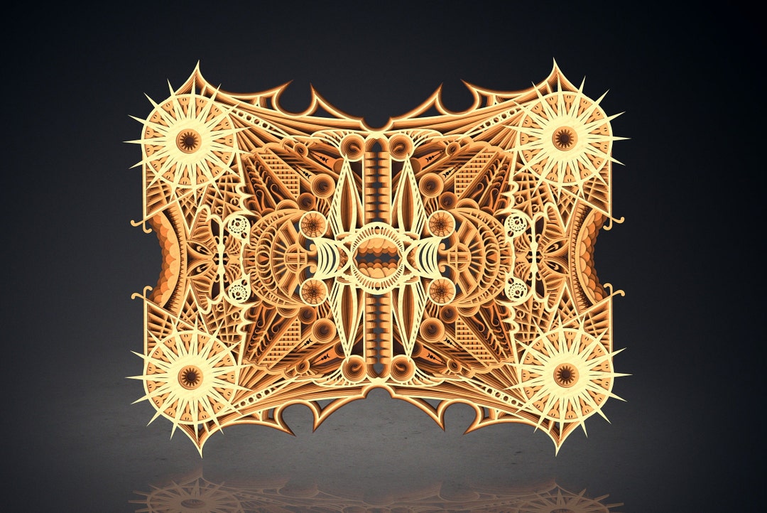 Multilayer Layered Design, Laser Cut, SVG, Ai, Dxf, Png, Jpg, Pdf - Etsy