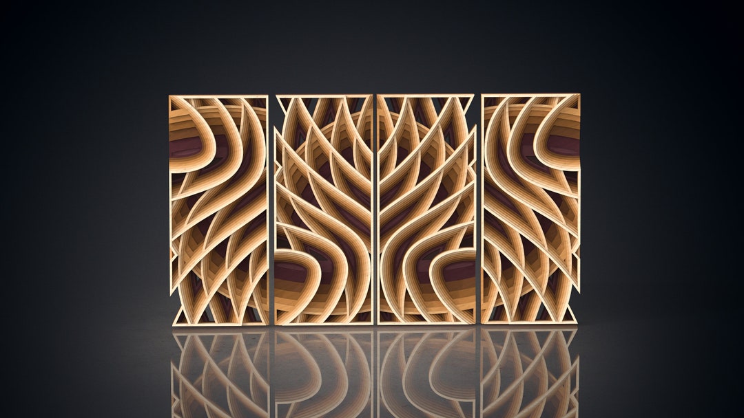 Multilayer Layer Design, Laser Cut, SVG, Ai, Dxf, Dwg, Png, Jpg, Pdf - Etsy