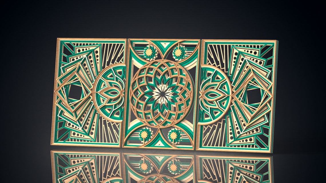 Multilayer Layer Design, Laser Cut, SVG, Ai, Dxf, Png, Jpg, Pdf - Etsy