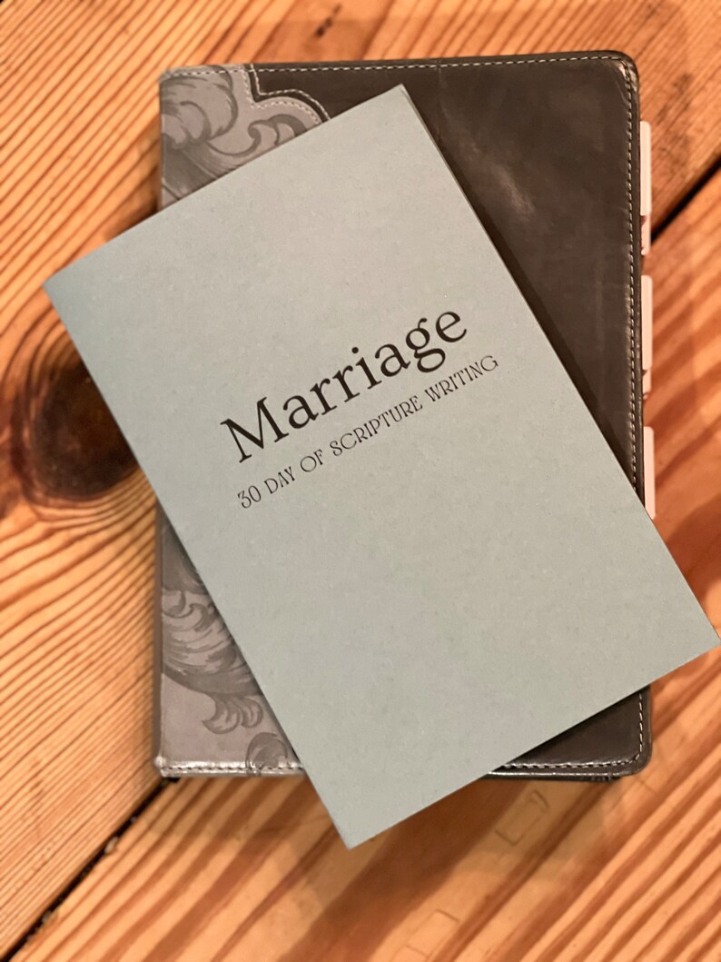 PDF Template 30 Day Scripture Writing Journal Notebook - Etsy