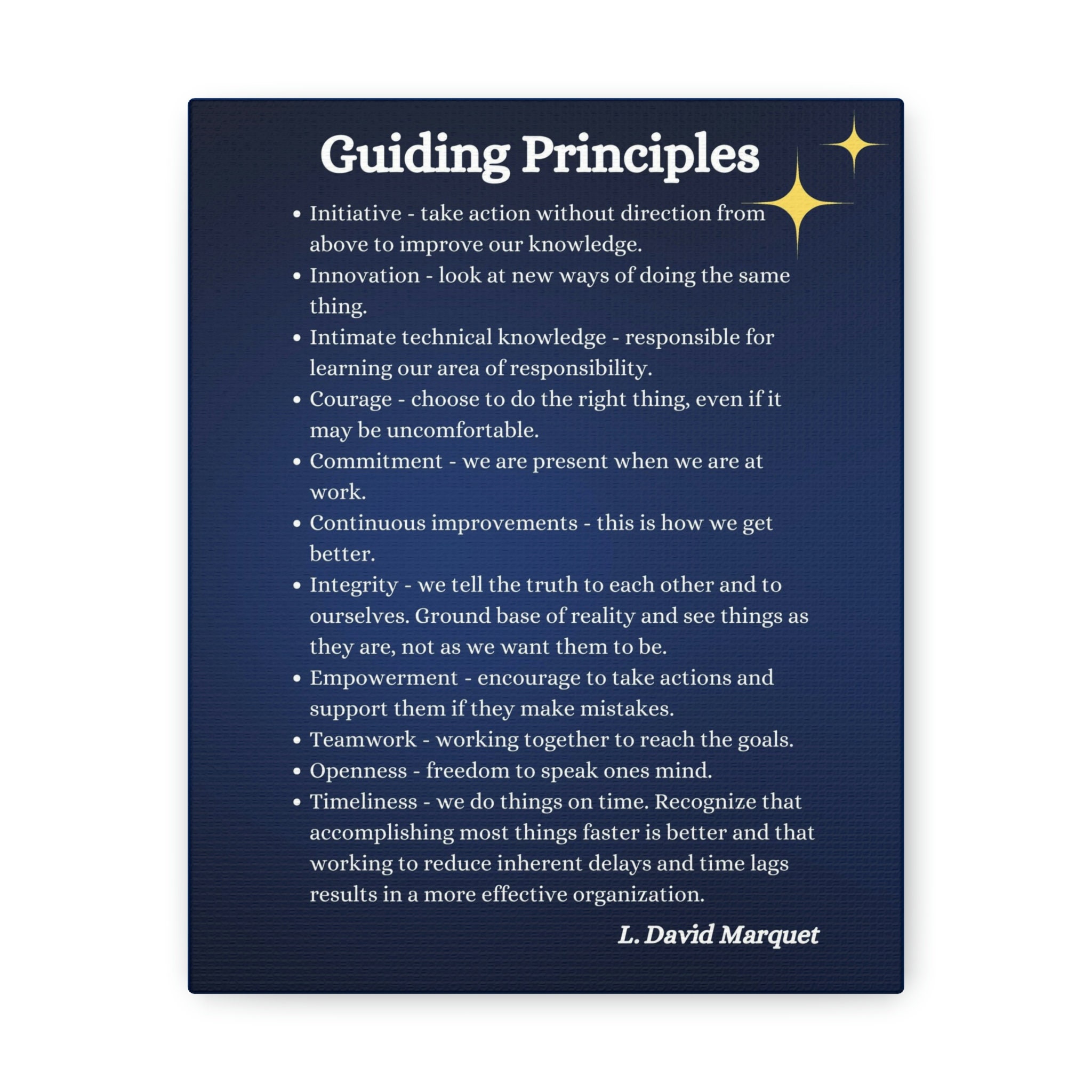 Guiding Principles Multiple Sizes - Etsy