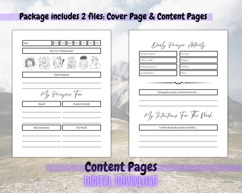 Printable Interactive Prayer Journal praying With My Hands and Feet ...