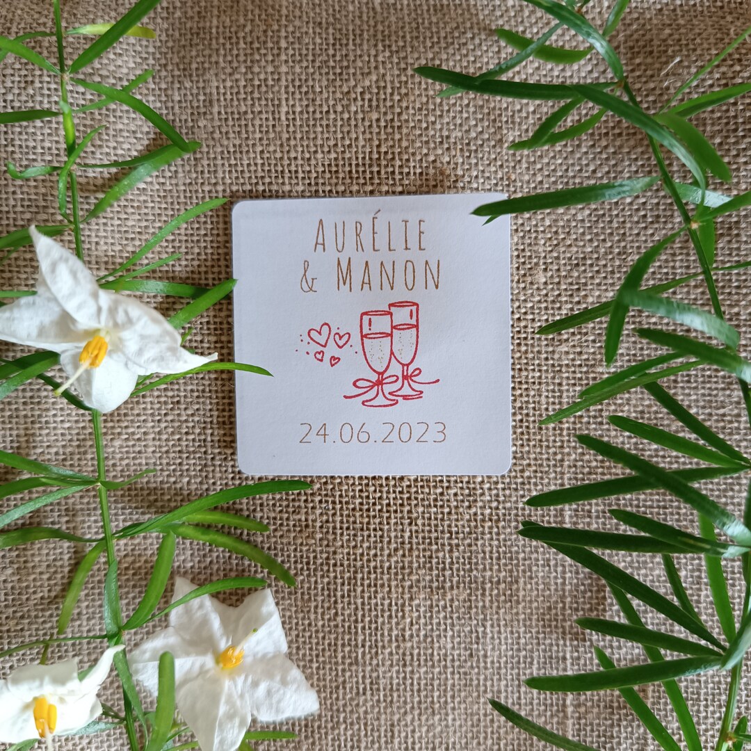 Personalized Self-adhesive Labels 4 Cm - Etsy