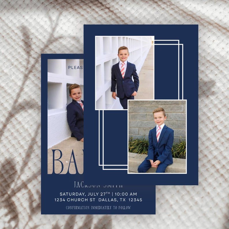 LDS Baptism Invitation Editable, Baptism Invitation Template, Mormon ...