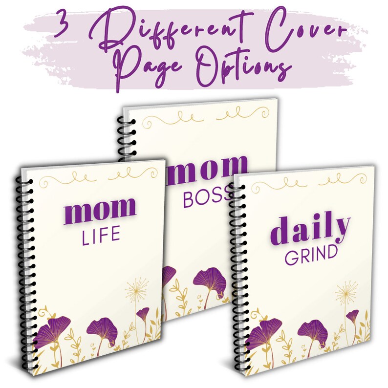 Mom Purple Planner - Etsy