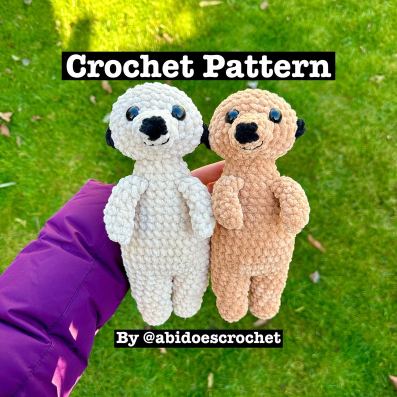 Monty the Meerkat Crochet Pattern - Etsy
