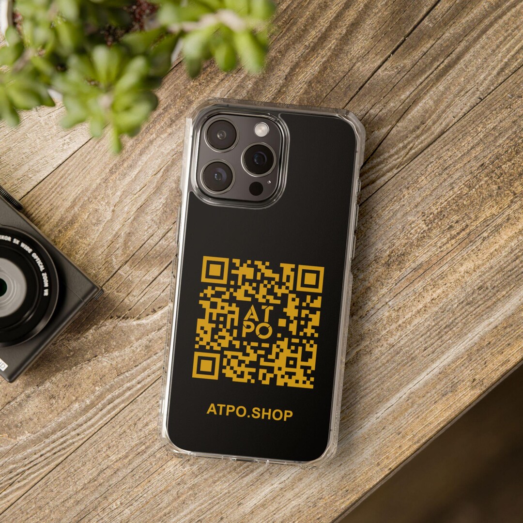 Customizable iPhone QR Code Magsafe Case, Custom Magnet Phone Case You ...
