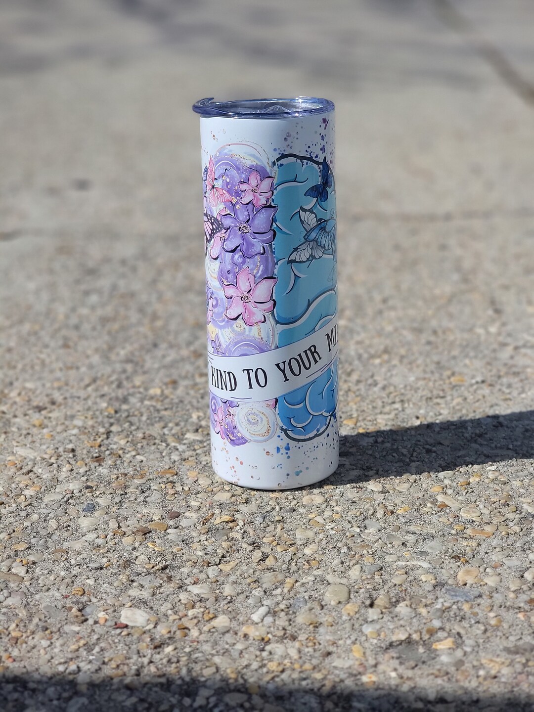 Positive Affirmations Cup, Be Kind to Your Mind, 20oz Insulated Tumbler ...