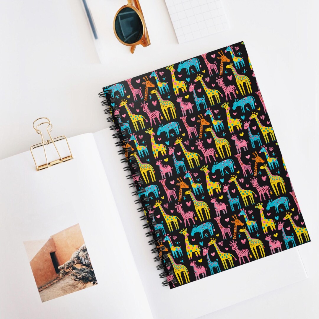 Personalized Giraffe Journal, Custom Journal, Giraffe Gift ...