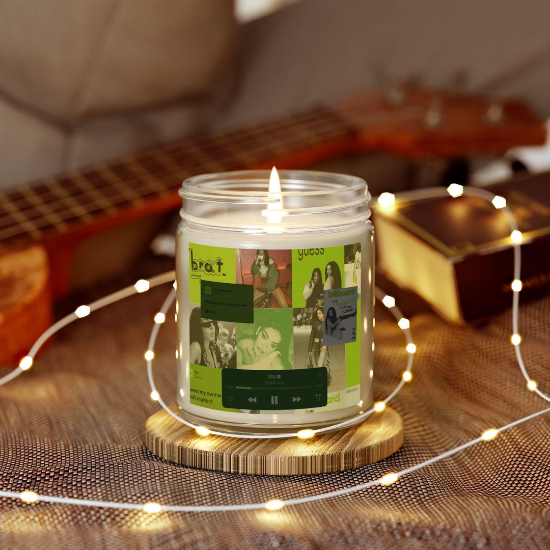 Brat Scented Candle Charli XCX Fan Brat Girl Summer Home Decor ...