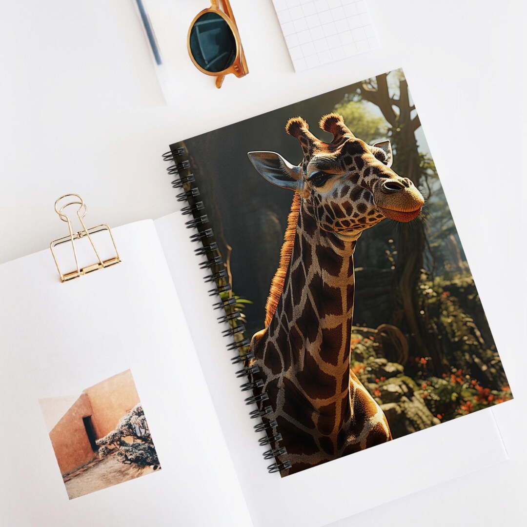 Personalized Giraffe Journal, Custom Journal, Giraffe Gift ...