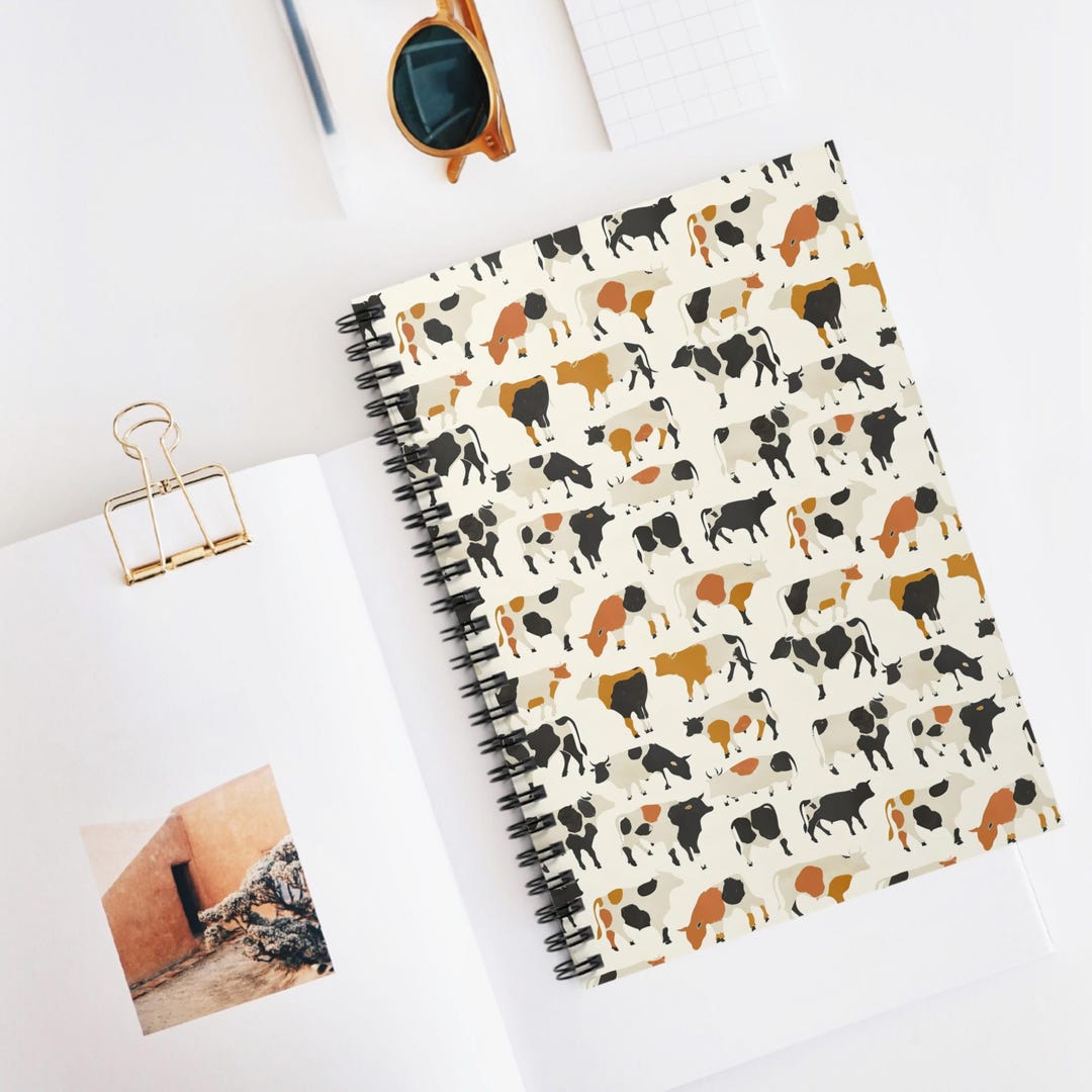 Personalized Western Cow Journal, Custom Journal, Cow Gift ...