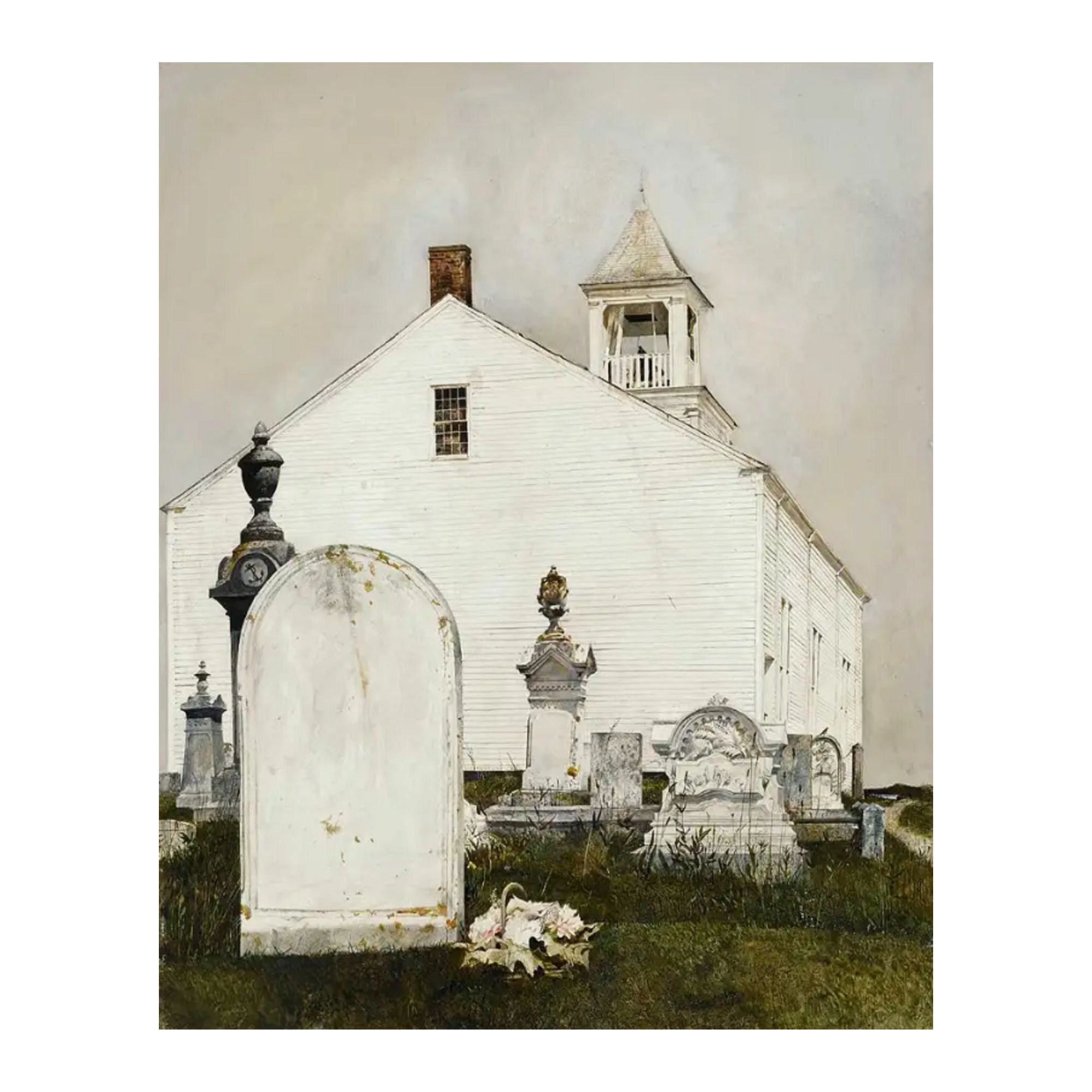 Andrew Wyeth "perpetual Care" Extremely Rare Print; Painting 1961 ...