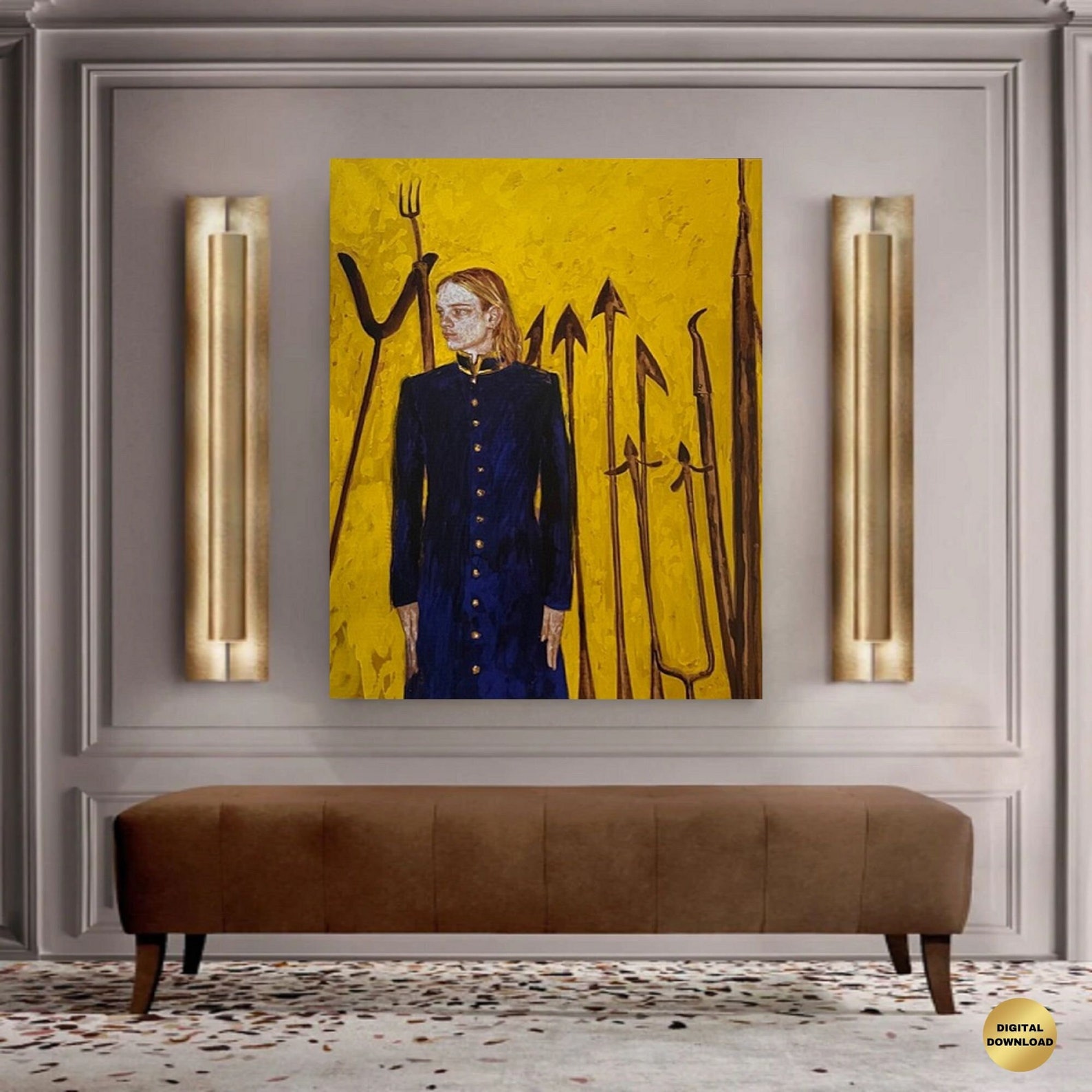 Jamie Wyeth: "orca Bates Ii", Extremely Rare Print; Painting 1990 ...