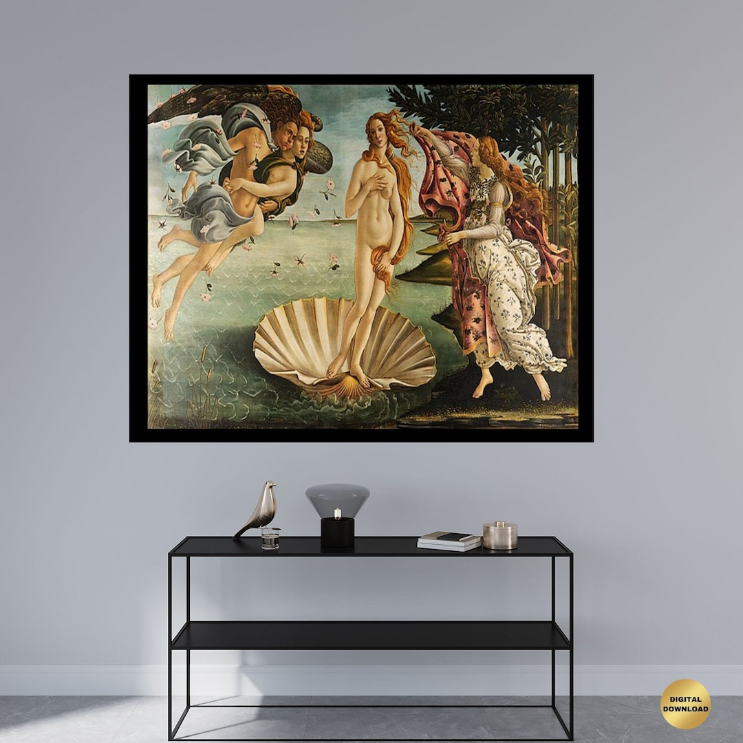 Sandro Botticelli: "the Birth of Venus" Extremely Rare Print; Painting ...