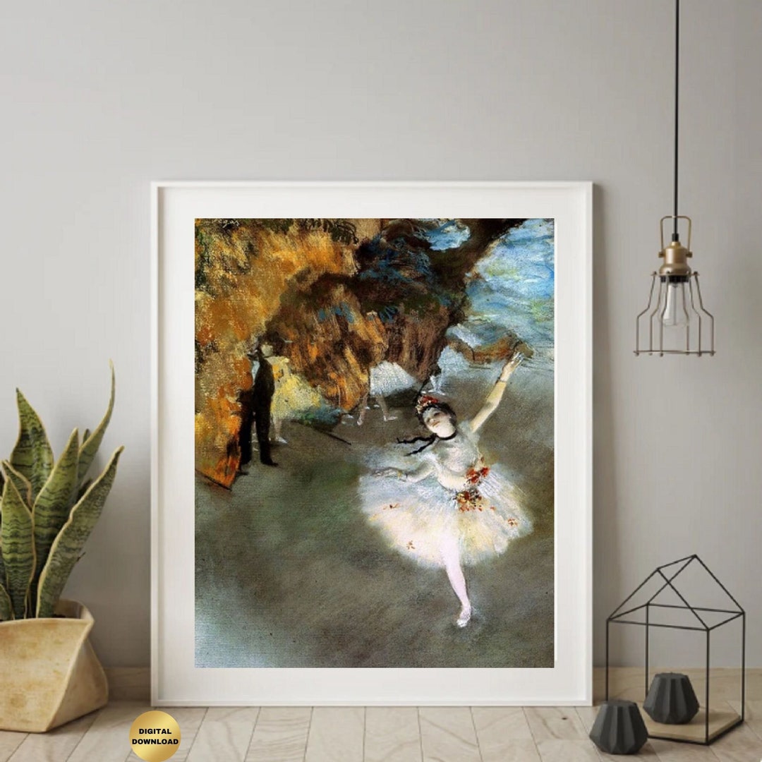 Edgar Degas "the Star" Extremely Rare Print; Painting 1878; Printable ...
