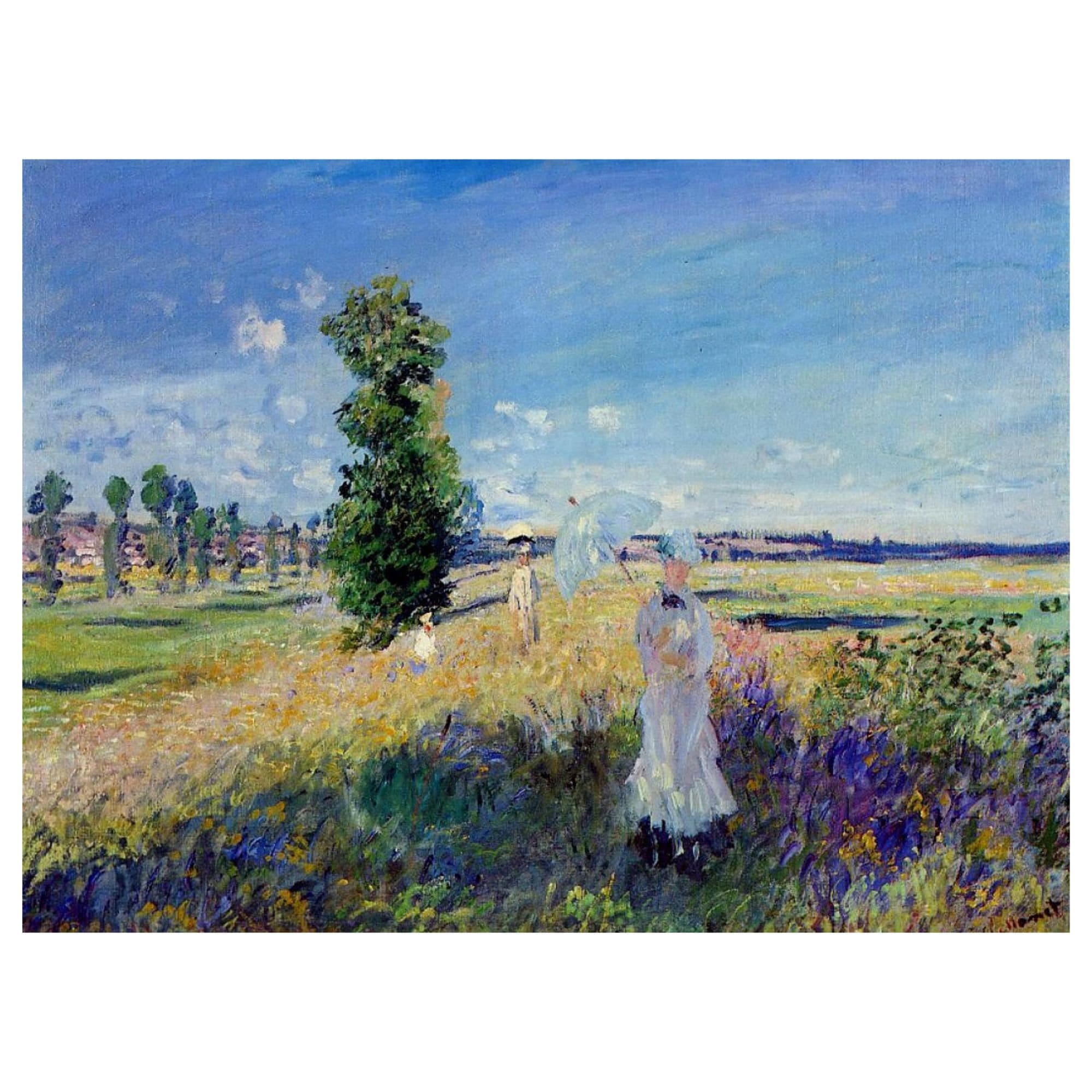 Claude Monet: the Promenade Extremely Rare Print Painting 1875 ...