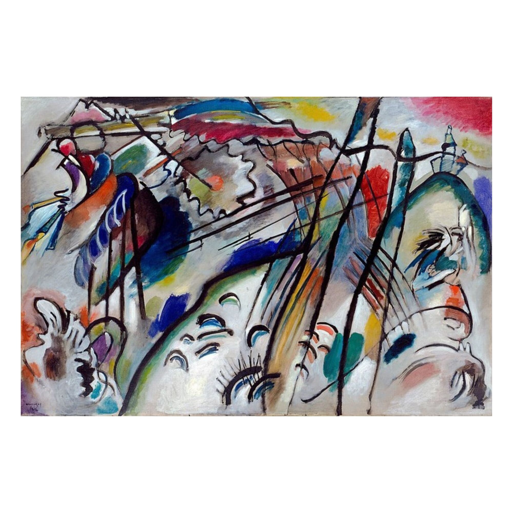 Wassily Kandinsky: "improvisation 28" Extremely Rare Print; Painting ...