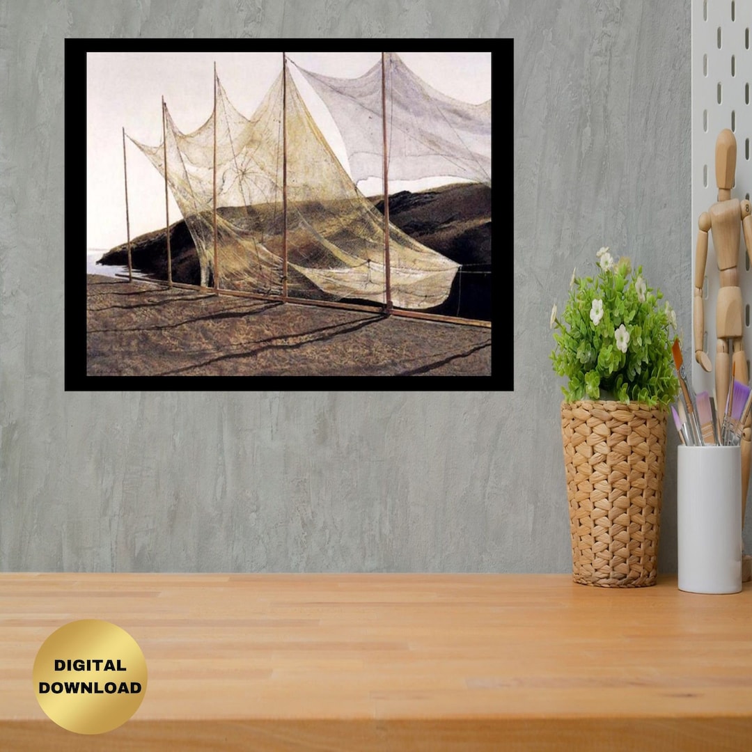 Andrew Wyeth "pentecost" Very Rare Print; Painting 1989; Printable Art ...