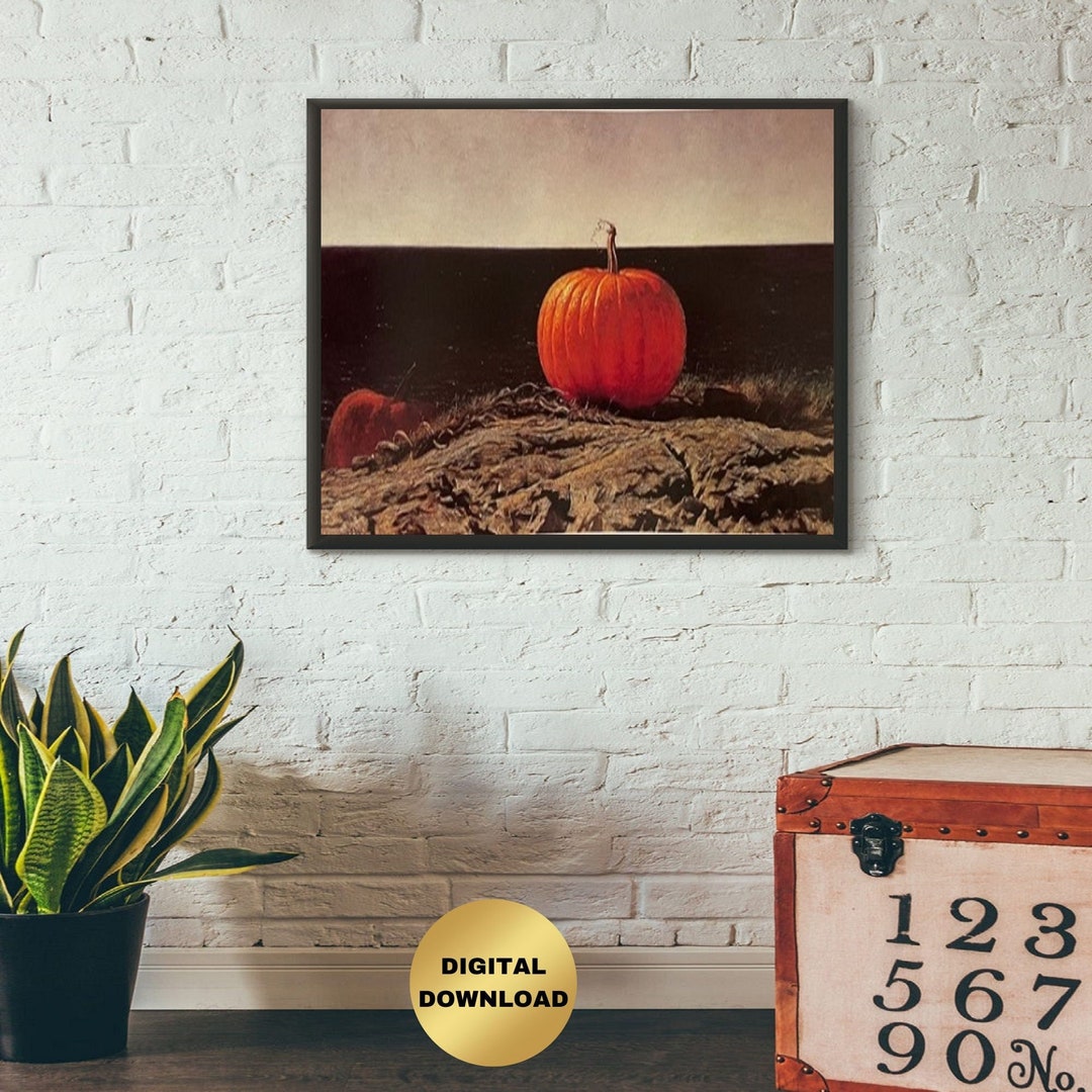 Jamie Wyeth "pumpkins at Sea" Very Rare Print; Painting 1971; Printable ...