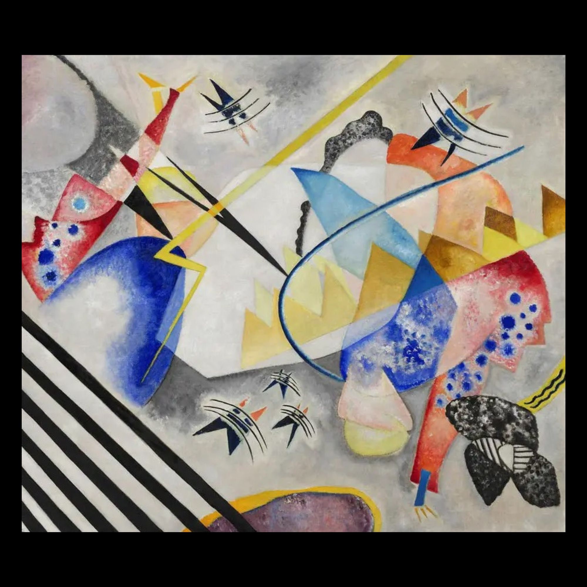 Kandinsky: white Center Extremely Rare Print Painting 1921 Printable ...