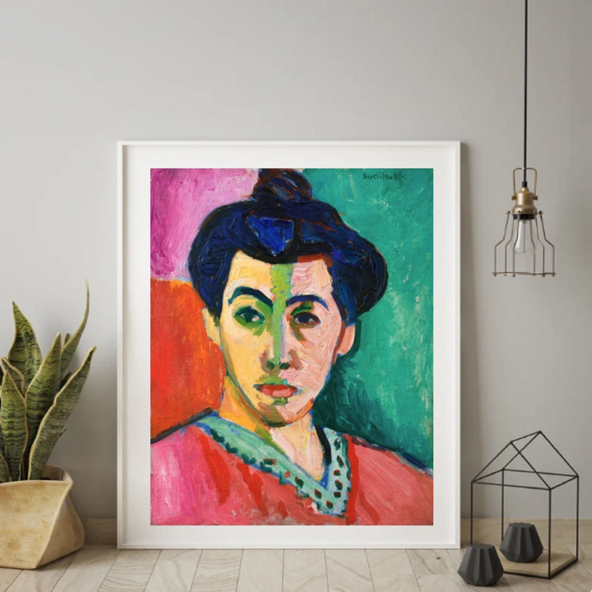 Henri Matisse: the Green Line Extremely Rare Print, Painting Circa 1905 ...