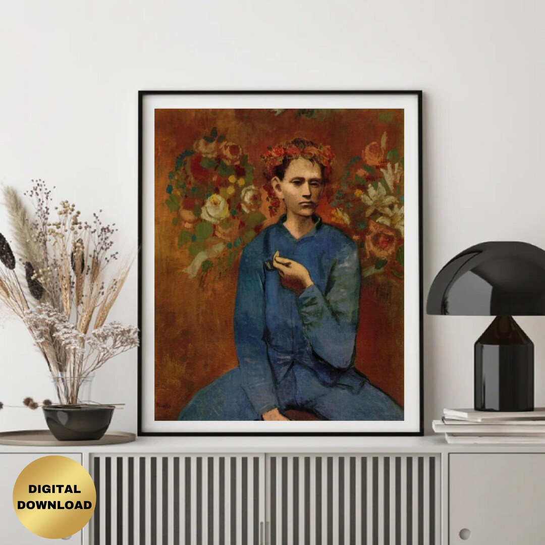Pablo Picasso: "boy With A Pipe"; Extremely Rare Print; Printable Art ...