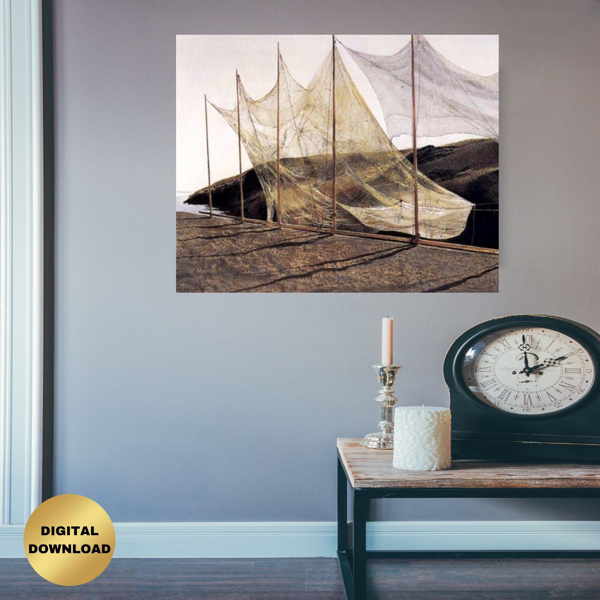 Andrew Wyeth "pentecost" Very Rare Print; Painting 1989; Printable Art ...